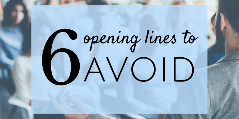 6 Opening Lines to Avoid | The Communication Center